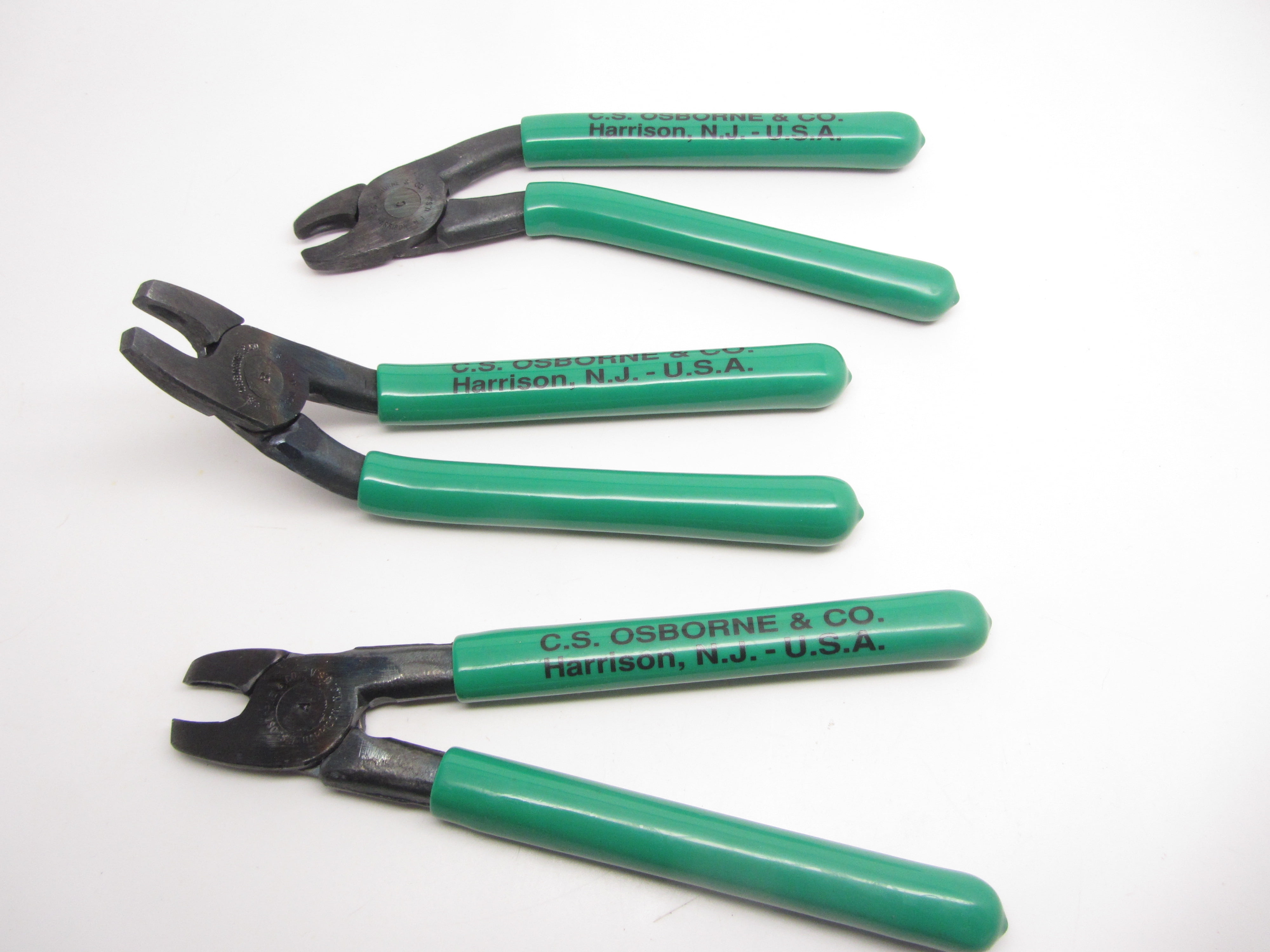 C.S. Osborne Hog Ring Pliers with No Spring Set of 3 - No. 1440-A-B-C ...