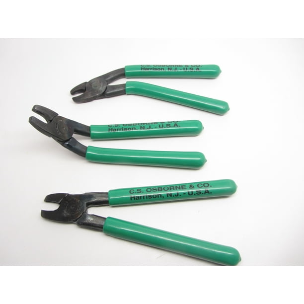 C.S. Osborne Hog Ring Pliers with No Spring Set of 3 - No. 1440-A-B-C - Walmart.com