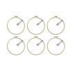 Casewin Bulk 12pcs 4 Inch Bamboo Embroidery Hoops, Mini Cross Stitch ...