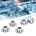 Yajisi 5Pcs Steel Flange Coupling Connector 11mm Rigid Guide Coupler ...