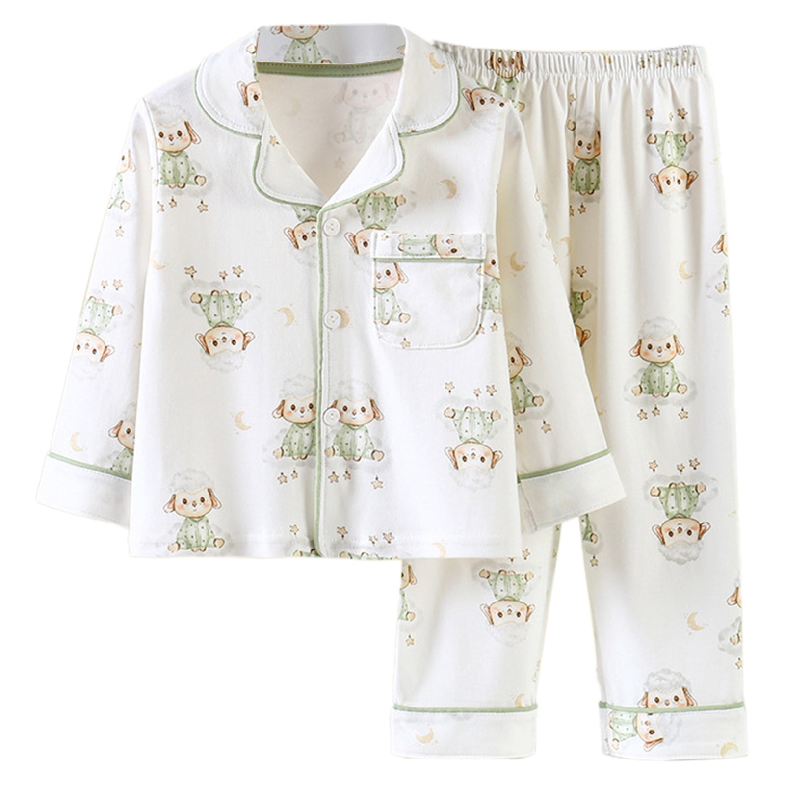 Click here for Tievosa Big Kids Unisex Set Girls Boys Silk Pajama... prices