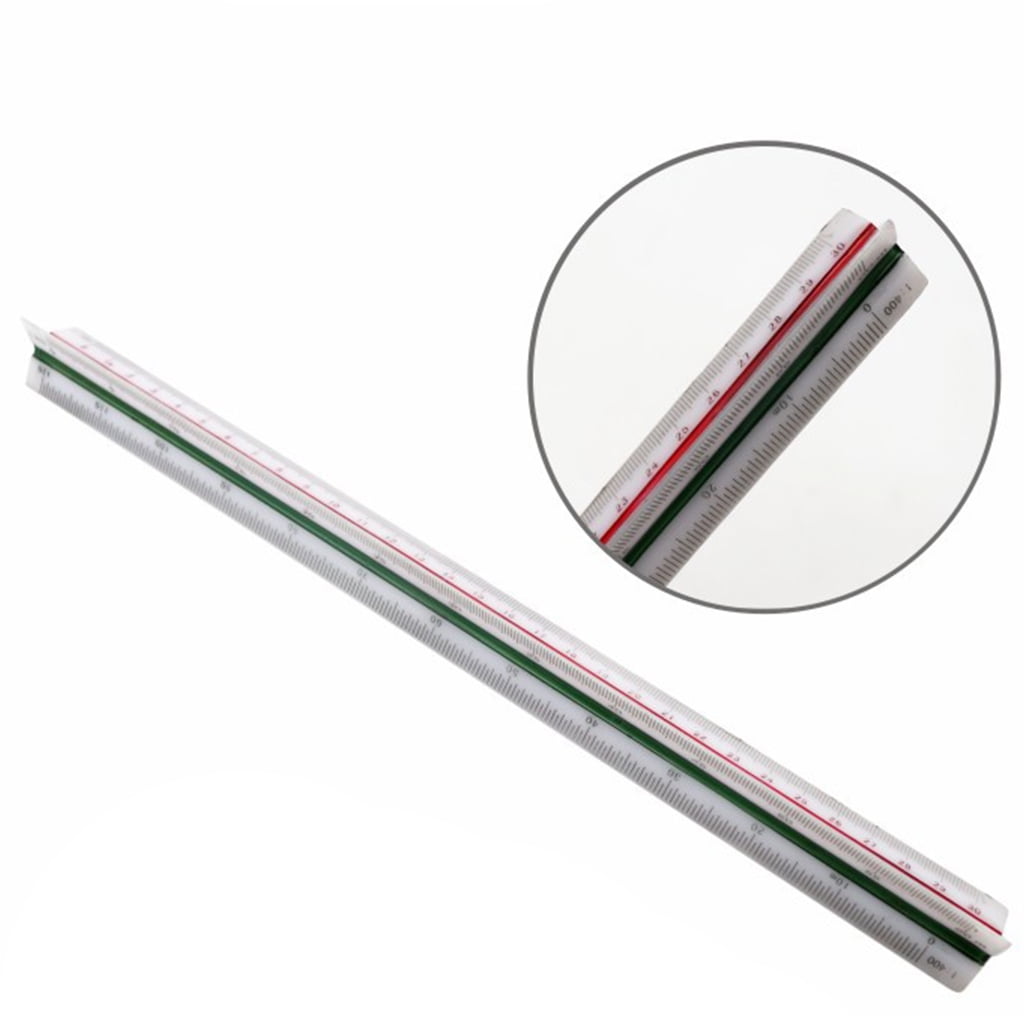 Buy Architect Scale Ruler 12-Inch Color-Coded Professional-Grade ...