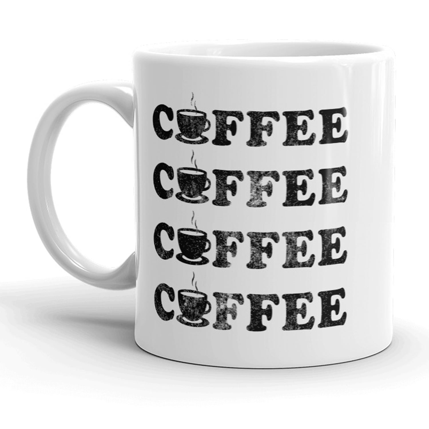 Coffee Coffee Coffee Coffee Mug Cute Morning Java Coffee Cup - 11oz ...