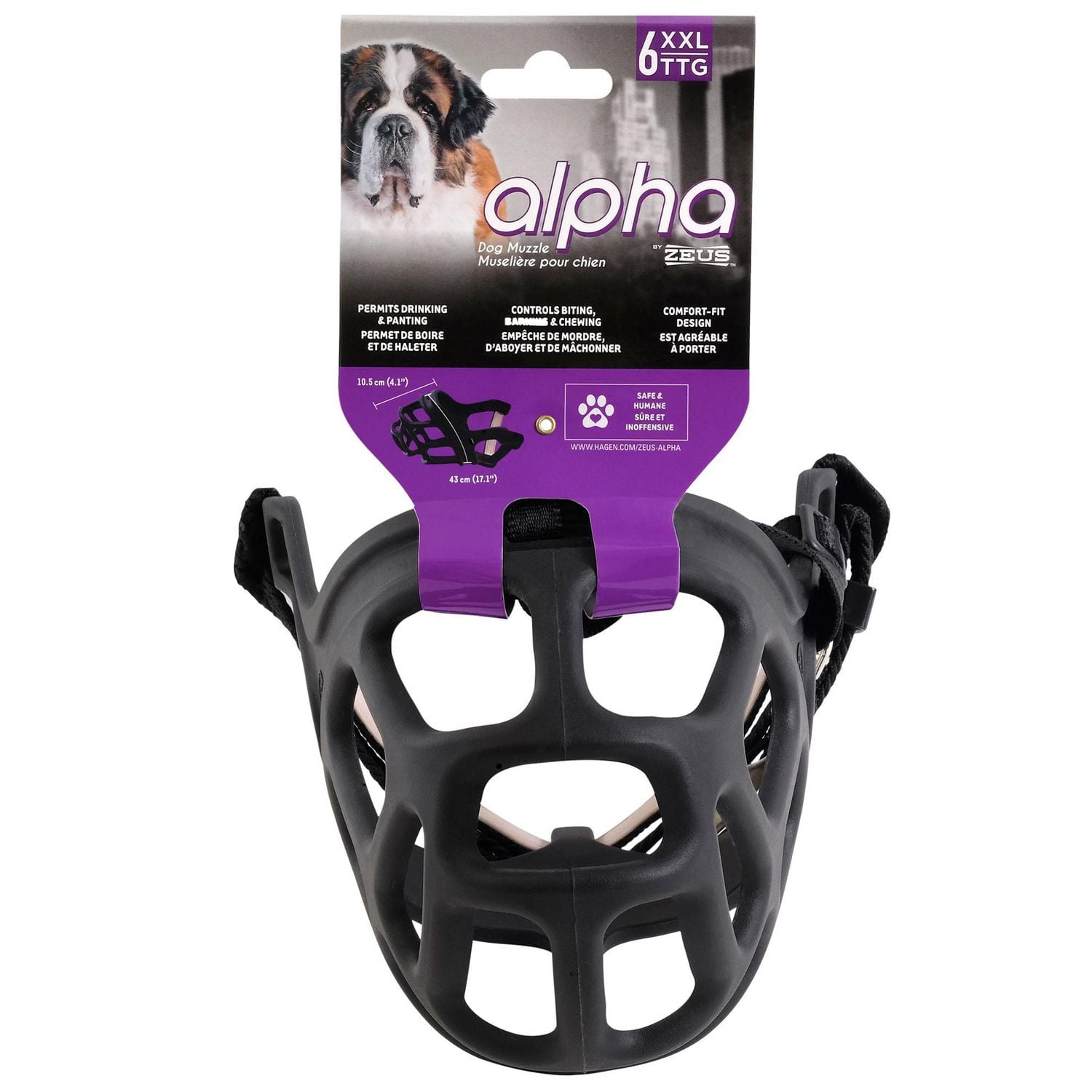 Click here for Alpha By Zeus Dog Muzzle  Size 6  Xx-Large Extra E... prices