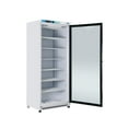 21 Cu. Ft. Commercial Freezer with Glass Door in White - Manual Defrost ...