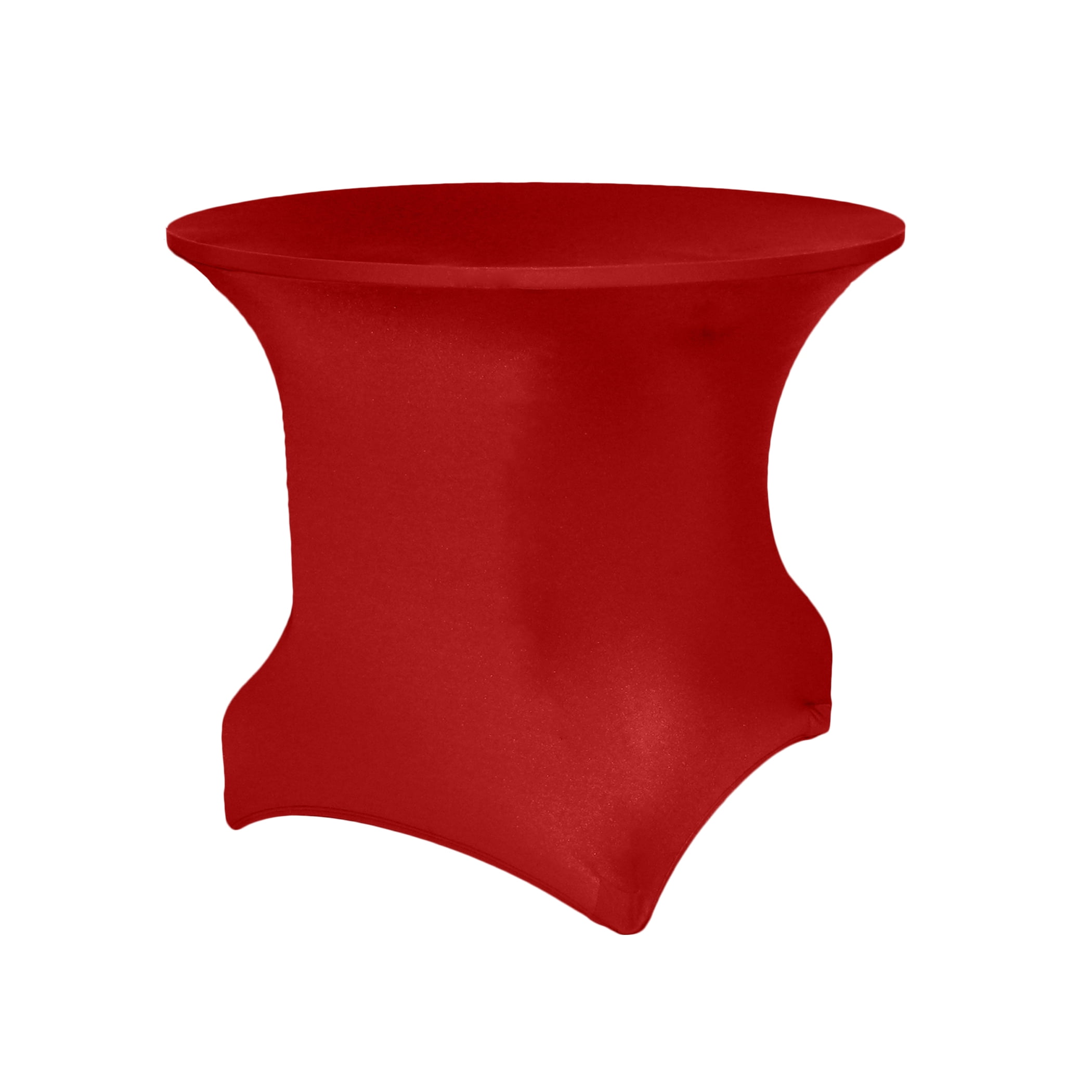 Ultimate Textile (10 Pack) Round Fitted Stretch Spandex Table Cover ...