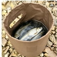 15L Waterproof Collapsible Foldable Bucket with Handle, Portable ...