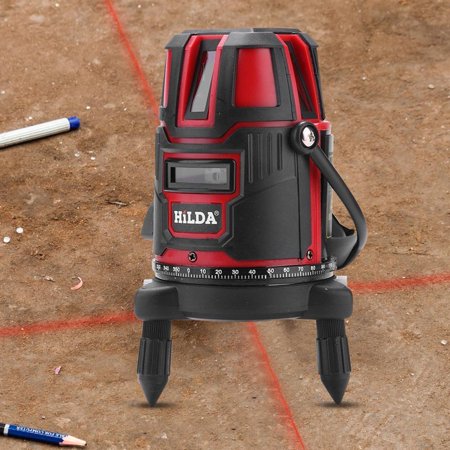 TB&W 5 Line Red Beam Infrared Laser Level Meter Self-leveling Level ...