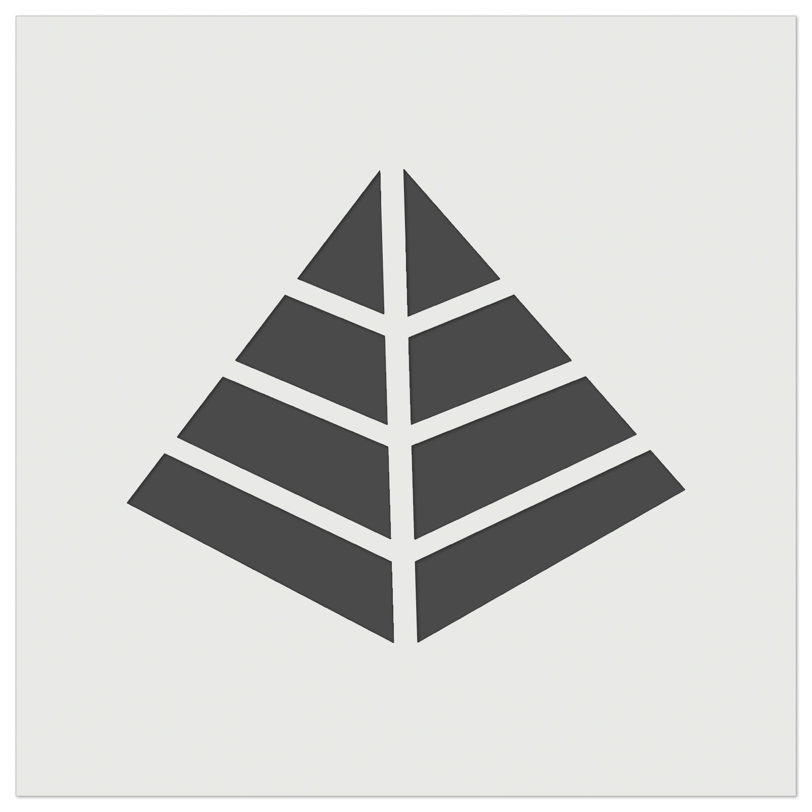 Pyramid Egypt Outline DIY Cookie Wall Craft Stencil - 3.5 Inch ...
