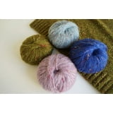 ERDOUY Light Worsted Yarn Craft 1Roll, 131yds/50g，Super Soft Fluffy ...