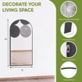 58"x18" Full Length Mirror, Full Body Standing Mirror for Bedroom ...