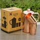 Hammered Pure Copper Pitchers 50.4 fl oz with 2 Copper Tumblers 11.5 fl ...