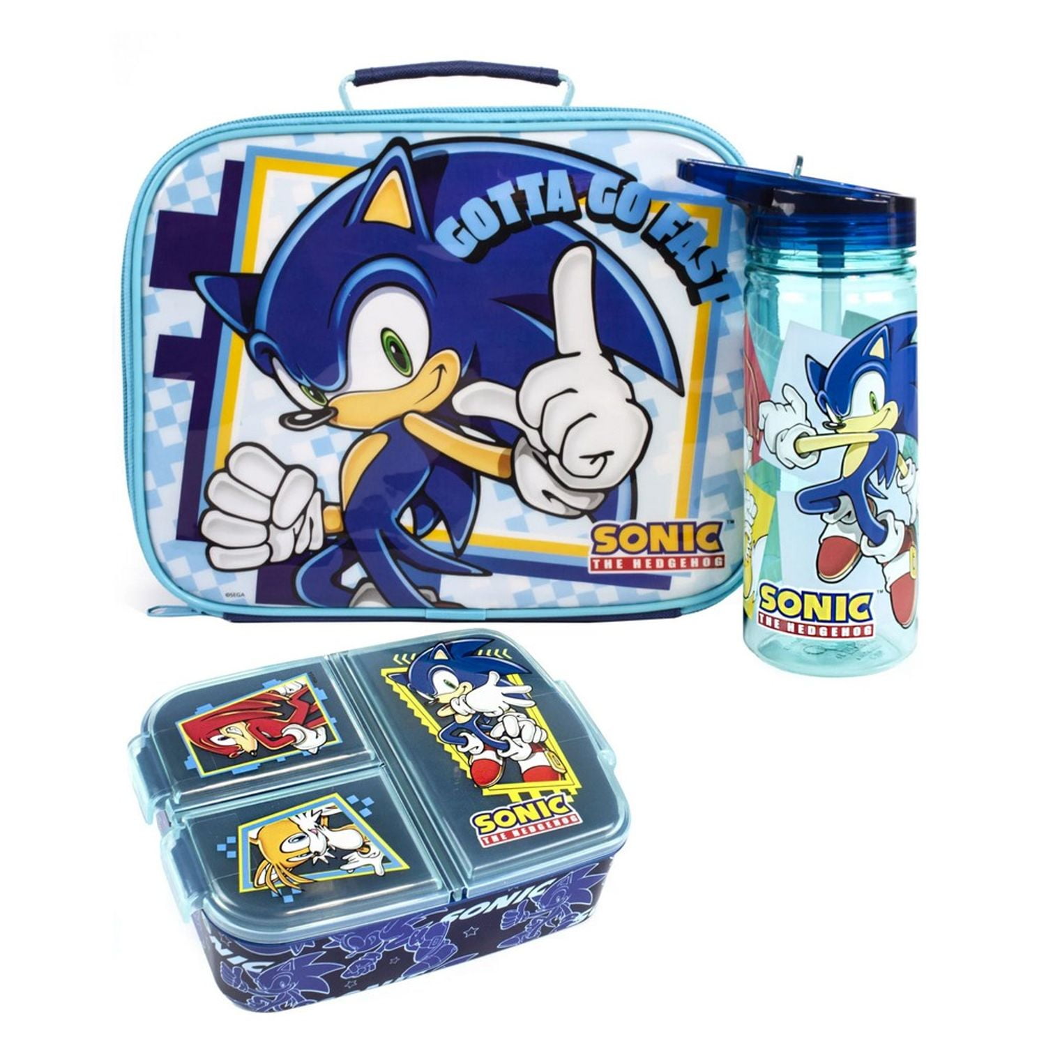 Click here for Sonic The Hedgehog Gotta Go Fast Lunch Bag And Bot... prices