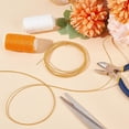 2M Copper Wire Gimp Wire Round Flexible Coil Wire Metallic Thread for ...