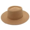 Dome French Top Hat, Classic Straw Boater Hat for Women, Elegant ...