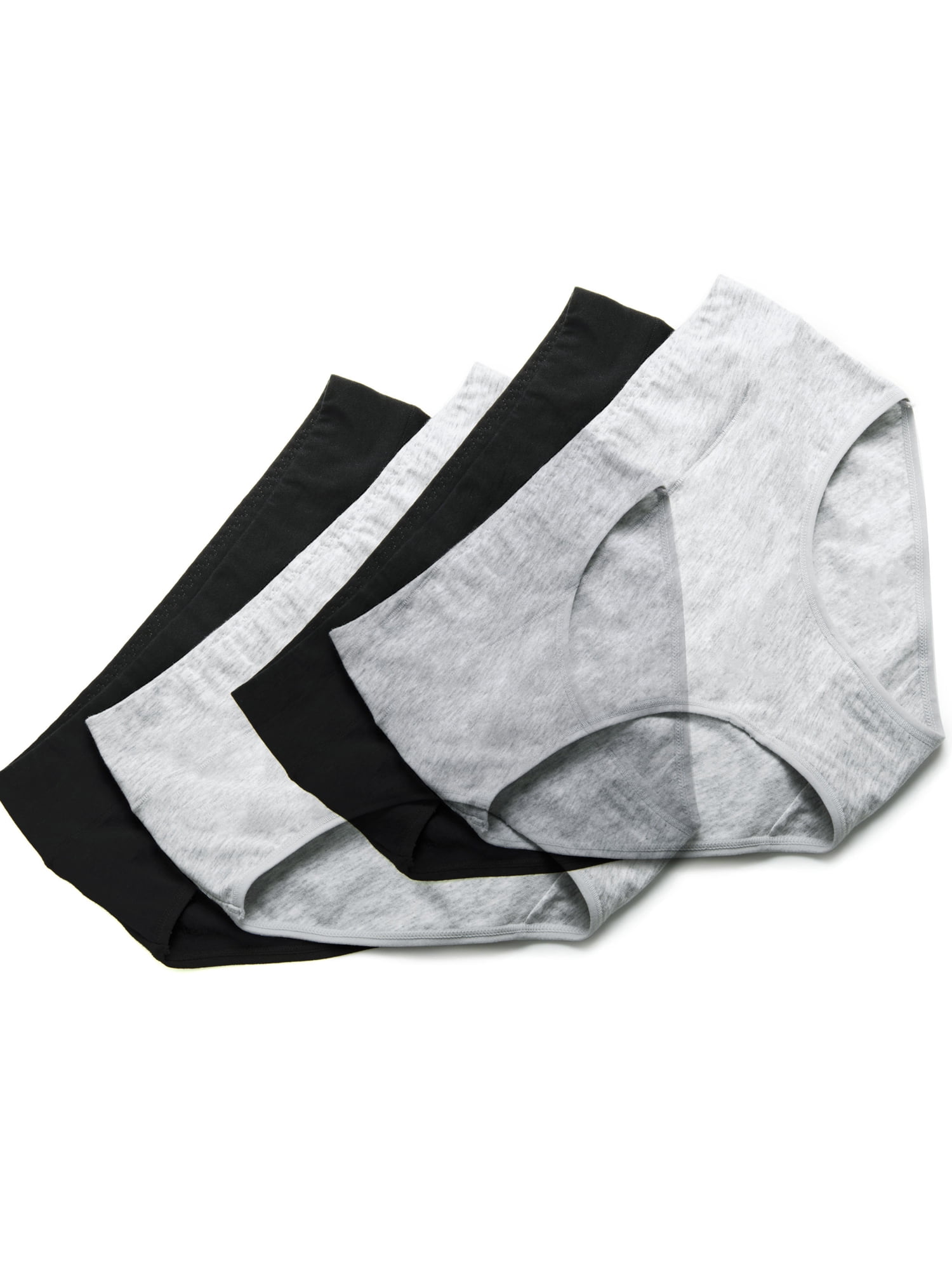 SAYFUT 4 Pack of Women Underwear Comfortable Cotton Ultra Light Brief ...