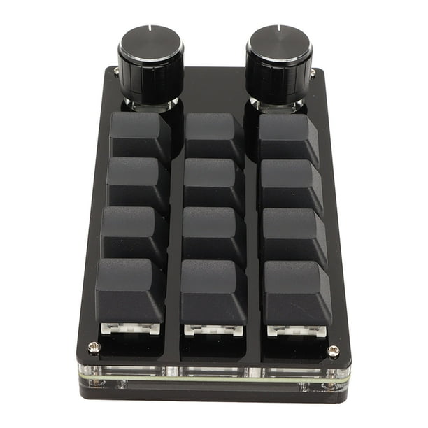Gaming Keypad, Mini Keypad Wired Connection 12 Keys Blue Switch for ...