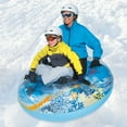 Aqua Leisure Uncle Bob's Winter Inflatable Round Air Penguin Snow Tube ...