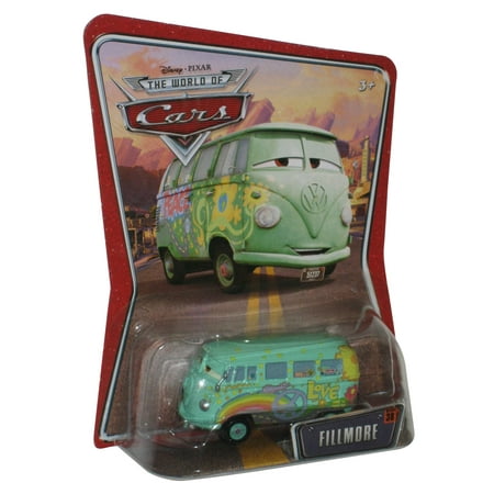 Disney Pixar World of Cars Movie Fillmore Die-Cast Toy Car No. 38 ...