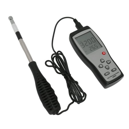 Hot Wire Anemometer, Large LCD Backlight Display Wind Speed Measuring ...