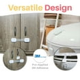 BOVN Adjustable Baby Safety Strap Locks for Cabinets and Drawers, White ...