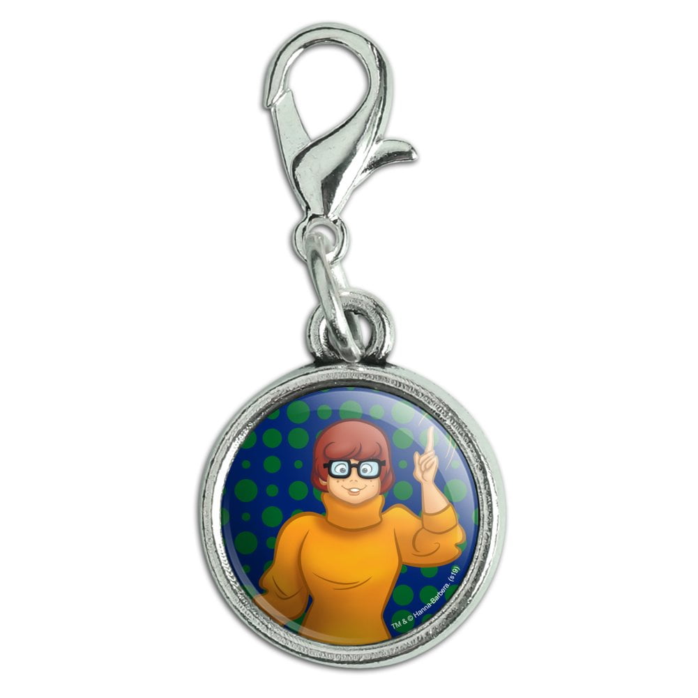 Scooby Doo Velma Character Antiqued Bracelet Pendant Zipper Pull Charm ...