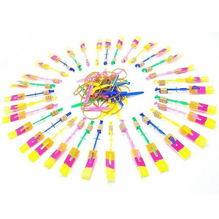 5pc Amazing Led Light Arrow Rocket Helicopter Flying Toy Party Fun Gift ...