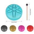Easy To Play Steel Tongue Drum With 6 Precisely Tuned Notes 3 Inch ...