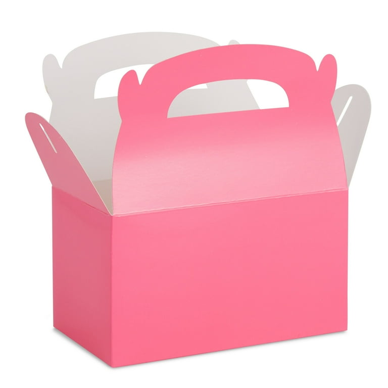 24-Pack Pink Gable Boxes Pink Party Boxes For Kids, 49% OFF