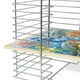 Melissa & Doug Deluxe Metal Wire Puzzle Storage Rack for 12 Small and ...