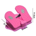 "DERCLIVE Mini Foldable Foot Exercise Machine, Portable Stepper for Leg ...