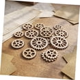 250pcs Unfinished Wooden Gear Craft Blanks for DIY Art Projects ...