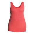 Terra And Sky Womens Plus Size Everyday Essential Layering Tank Top 2