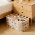 A Squirrels Pattern Foldable Storage Box, Fabric Organizer With ...