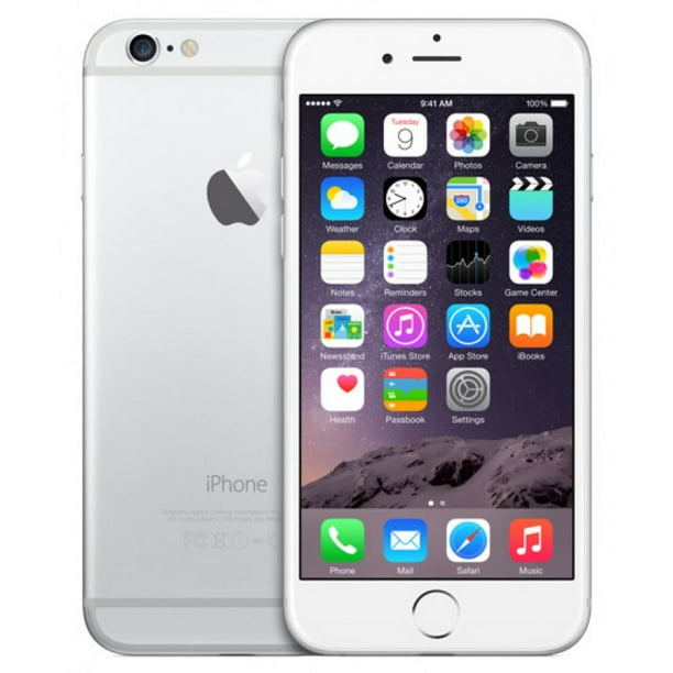 Refurbished Apple iPhone 6 16GB, Silver - Unlocked GSM - Walmart.com