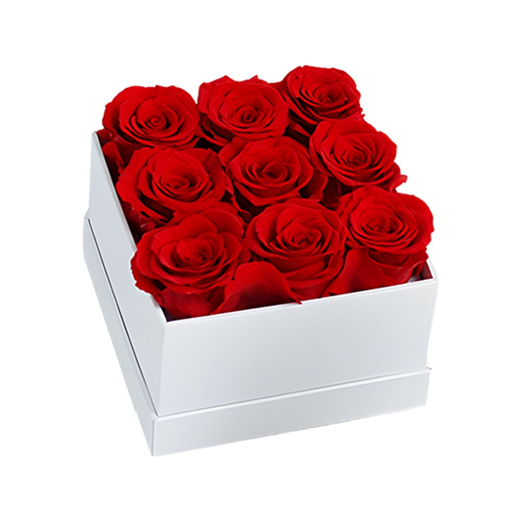 Yuarrent Rosa preservada, flor eterna, rosas inmortales, ramo de ...