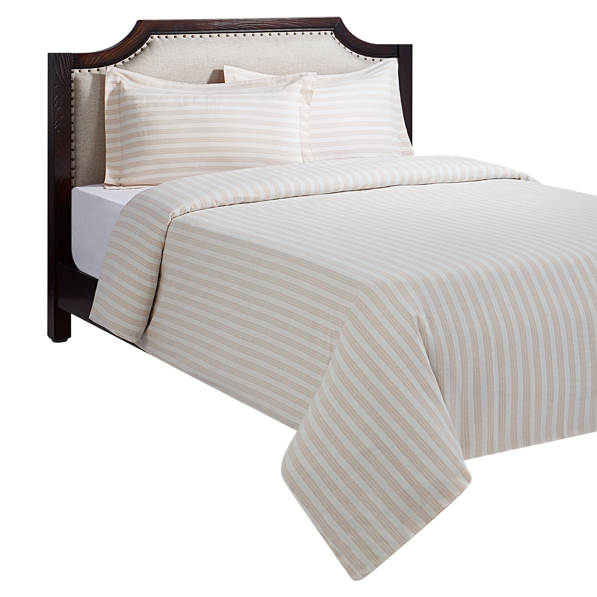 Click here for Hometrends 3-Piece Pink Stripe Duvet Cover Set  Ki... prices