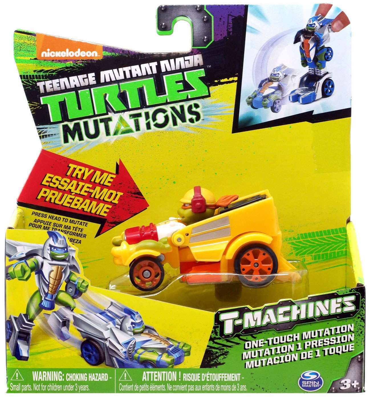 Teenage Mutant Ninja Turtles T-Machines Michelangelo Vehicle - Walmart.com