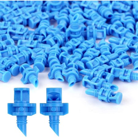 Xizioo 100 Pack Mini 90 Degree Nozzles Micro Sprayers For Garden Drip ...