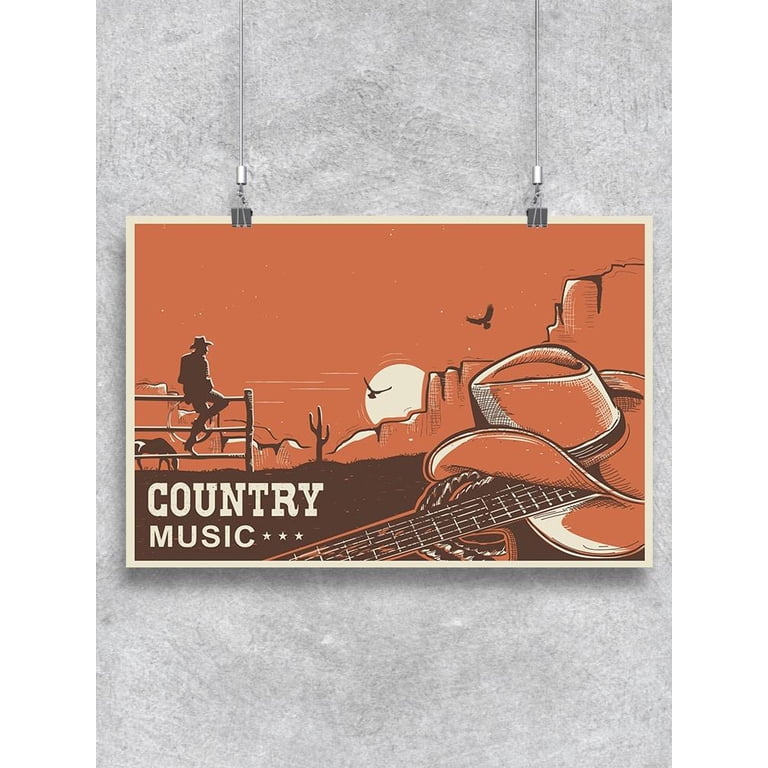 American Country Music Poster