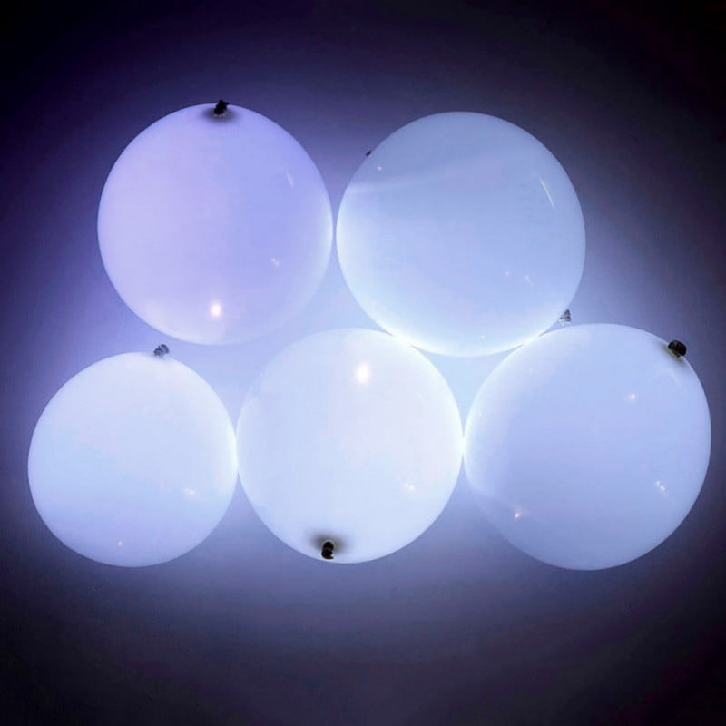 10Pcs Multi-Colored Flash Led Ball Lamp Ball Glass Flashing Light For ...