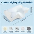 Ergo Z Pillow, 2026 Upgraded Lightweight Memory Foam 2 in 1 Ergonomic ...