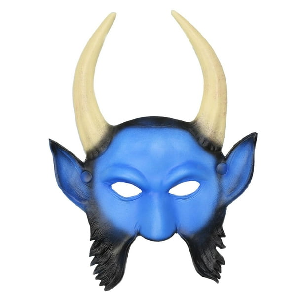 Máscara Fernando Cubierta de cara del diablo Halloween Azul | Bodega ...