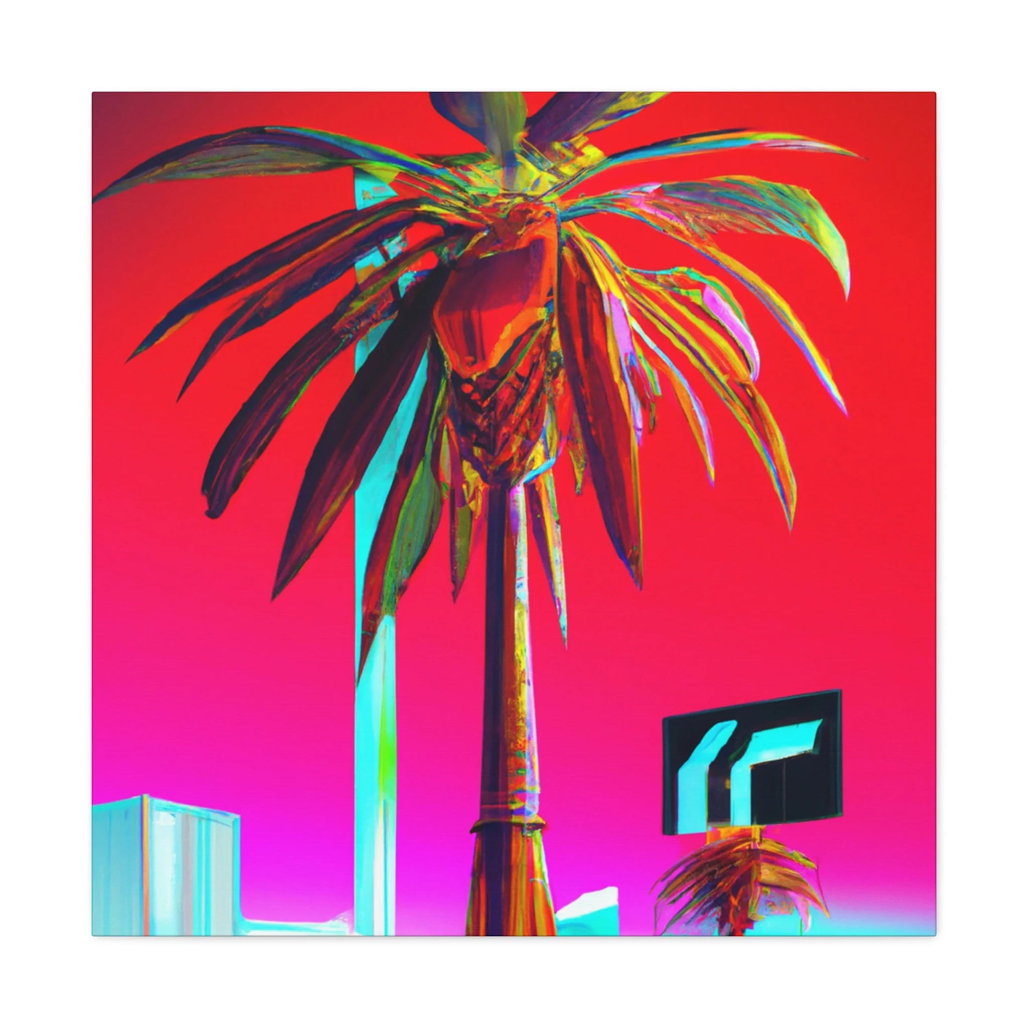 Palm Tree Pop Jubilee - Canvas - Walmart.com