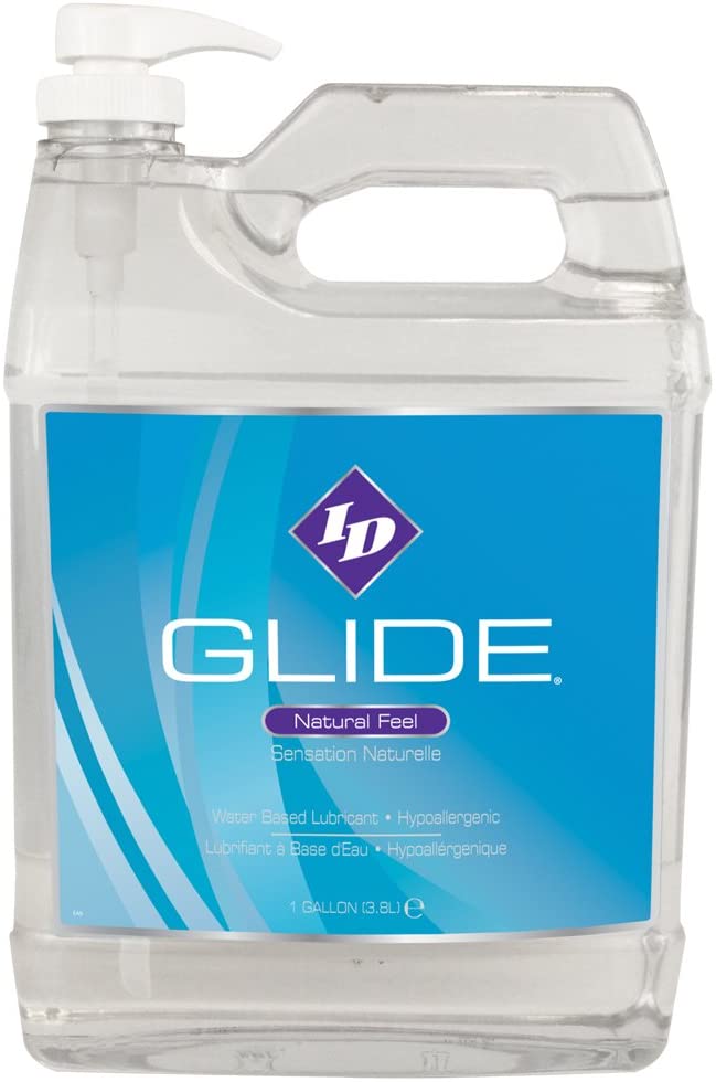 ID Glide Natural Feel Water Based Personal Lubricant, 1 Gallon ...
