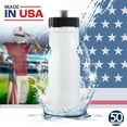 50 Strong 22 Oz Reusable Plastic Sports Squeeze Water Bottle Team Pack