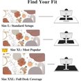 Boho Large Desk Mat (31.5 x 11.8 Inch), Abstract Minimalist Mouse Pad ...