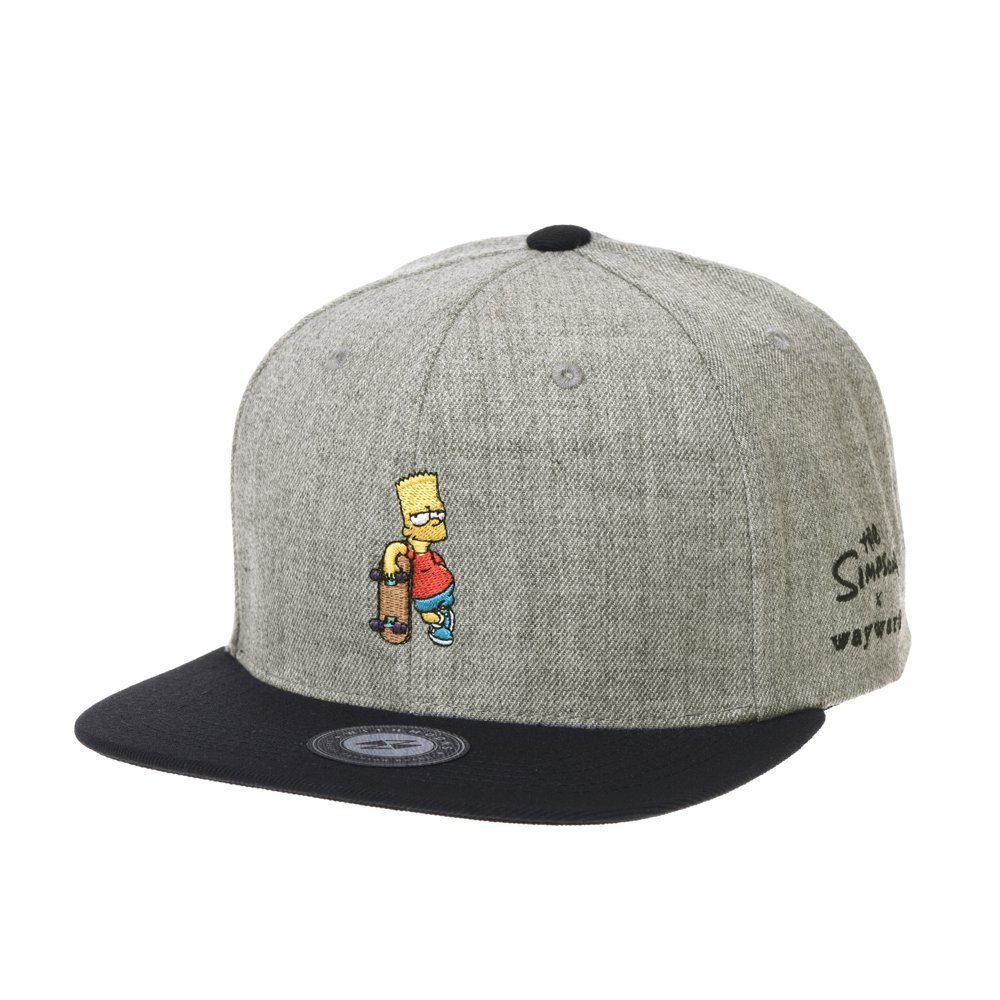 WITHMOONS The Simpsons Baseball Cap Bart Simpson Skateboard Snapback ...