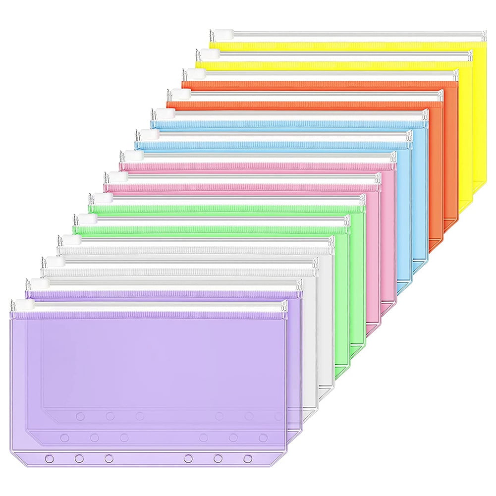 Click here for Unbranded 14 Pieces Binder Pockets A6 Size 6 Holes... prices