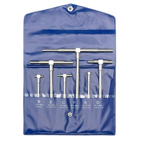 TILIYHELLO Telescopic Gauge Set Inside Micrometer Internal Gauge - 6 ...